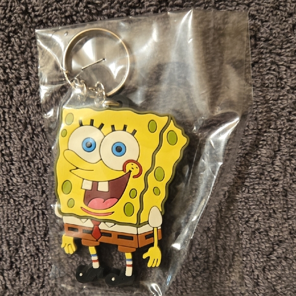 Toys | Vintage Nickelodeon Spongebob Squarepants Keychain 202 New ...